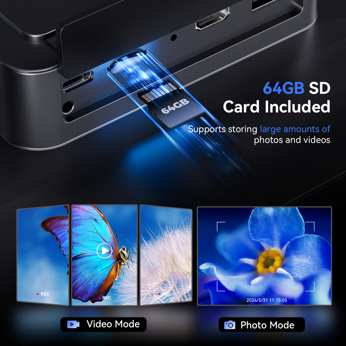 TOMLOV TriL110 10.1" 2K HDMI Digital Microscope with 3 Lenses