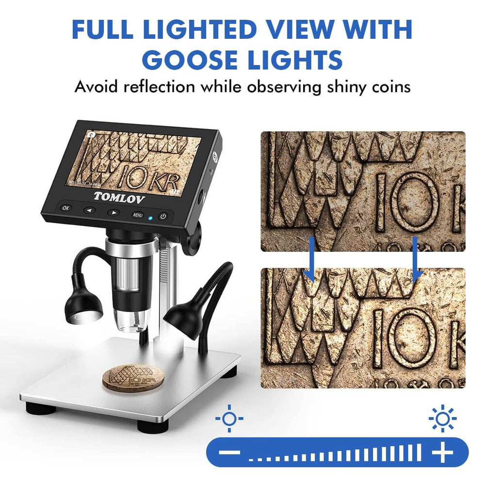 Tomlov Dm4s Microscope 1000x Lcd Digital Microscope